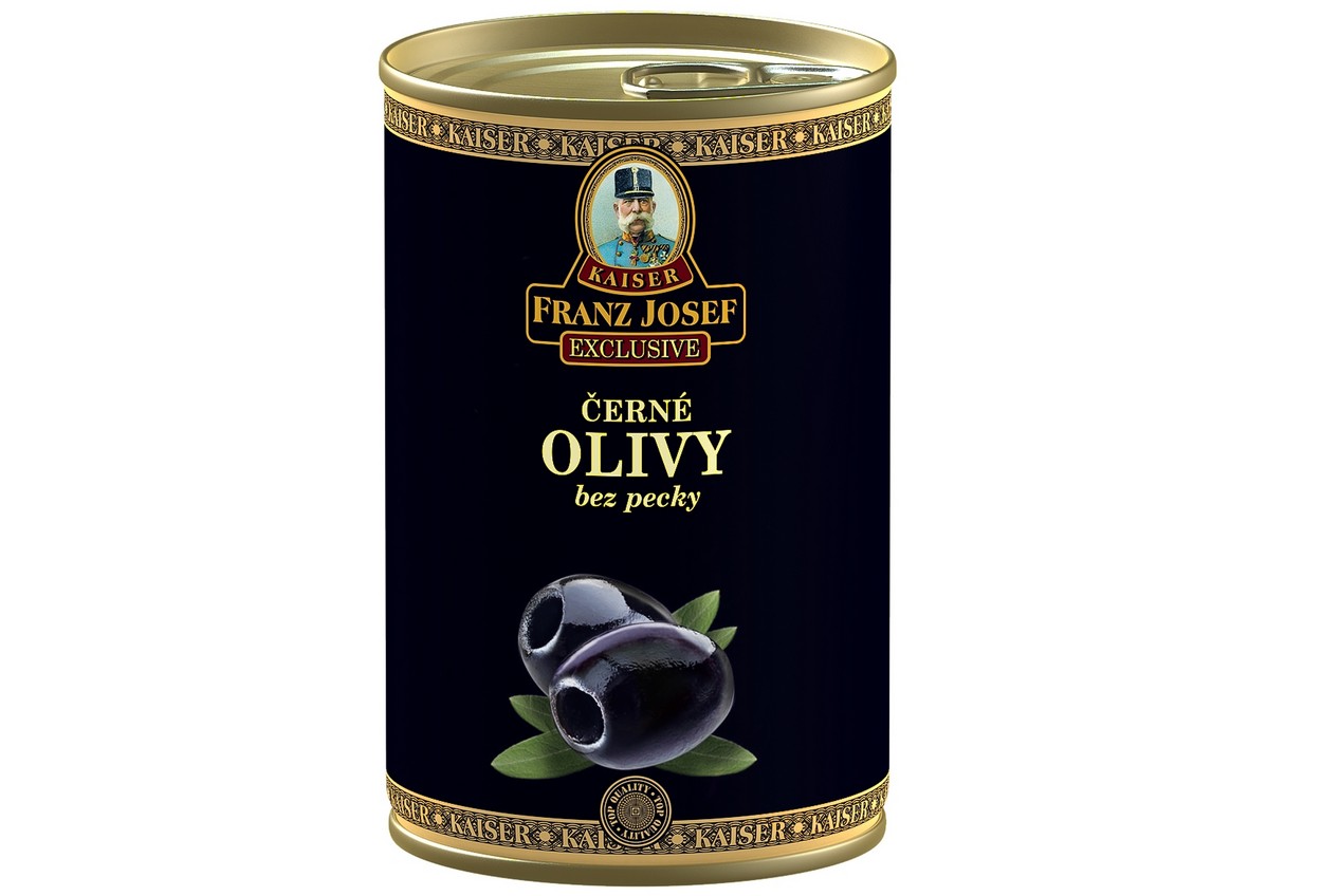 Olivy s ověřenou kvalitou: Černé olivy bez pecky Franz Josef Kaiser ...